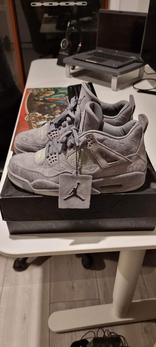 Jordan 4 Kaws Grey AHUA
